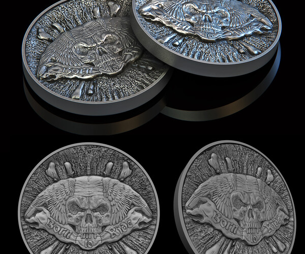 ArtStation - Fiber Laser Coin Set - Combo 03 | Resources