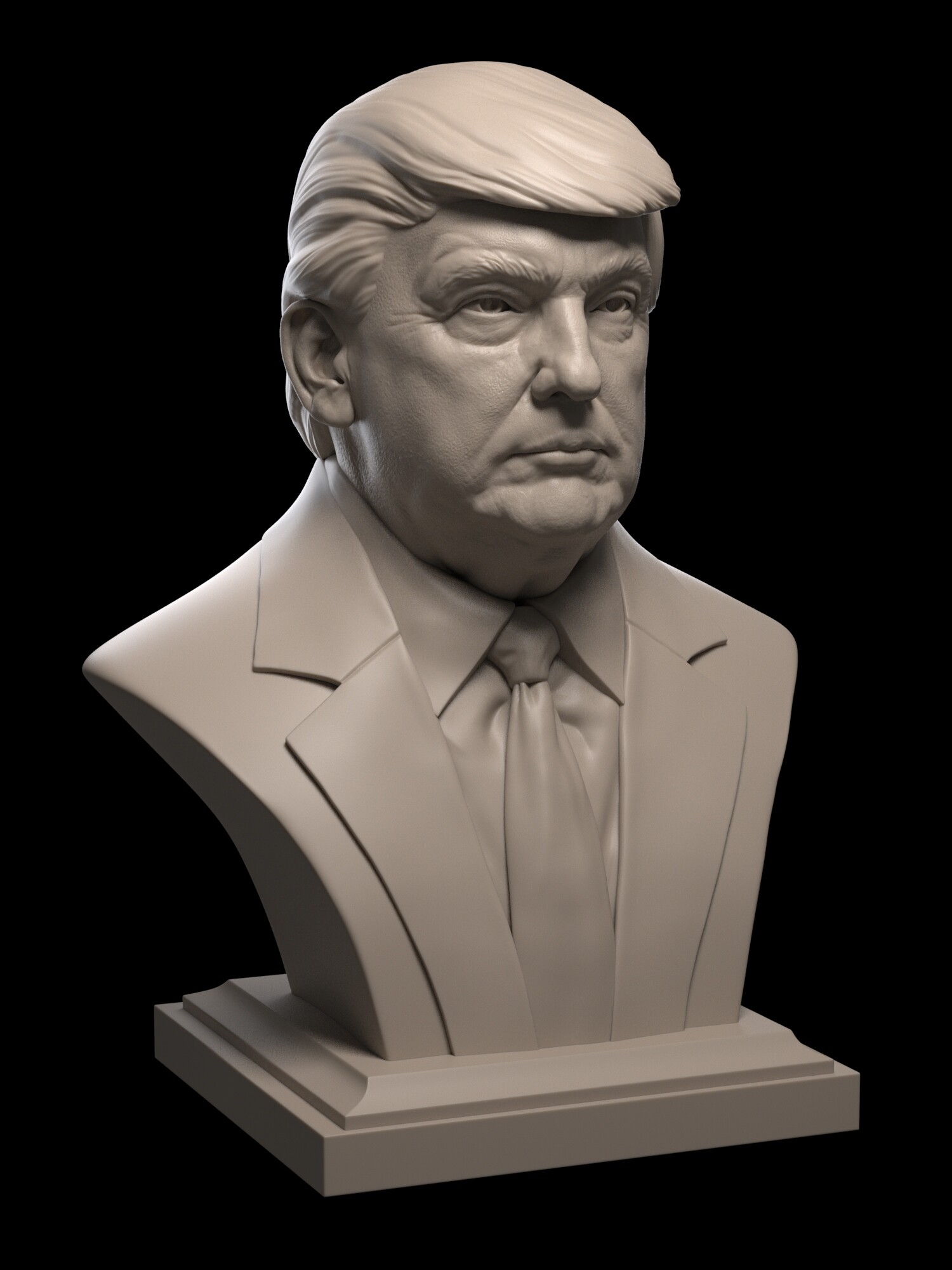 ArtStation - Donald Trump Bust 3D print | Resources