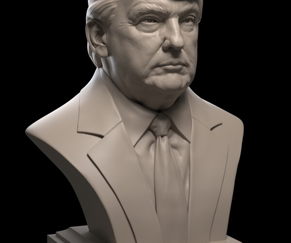 ArtStation - Donald Trump Bust 3D print | Resources