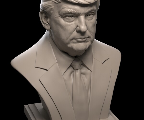 ArtStation - Donald Trump Bust 3D print | Resources