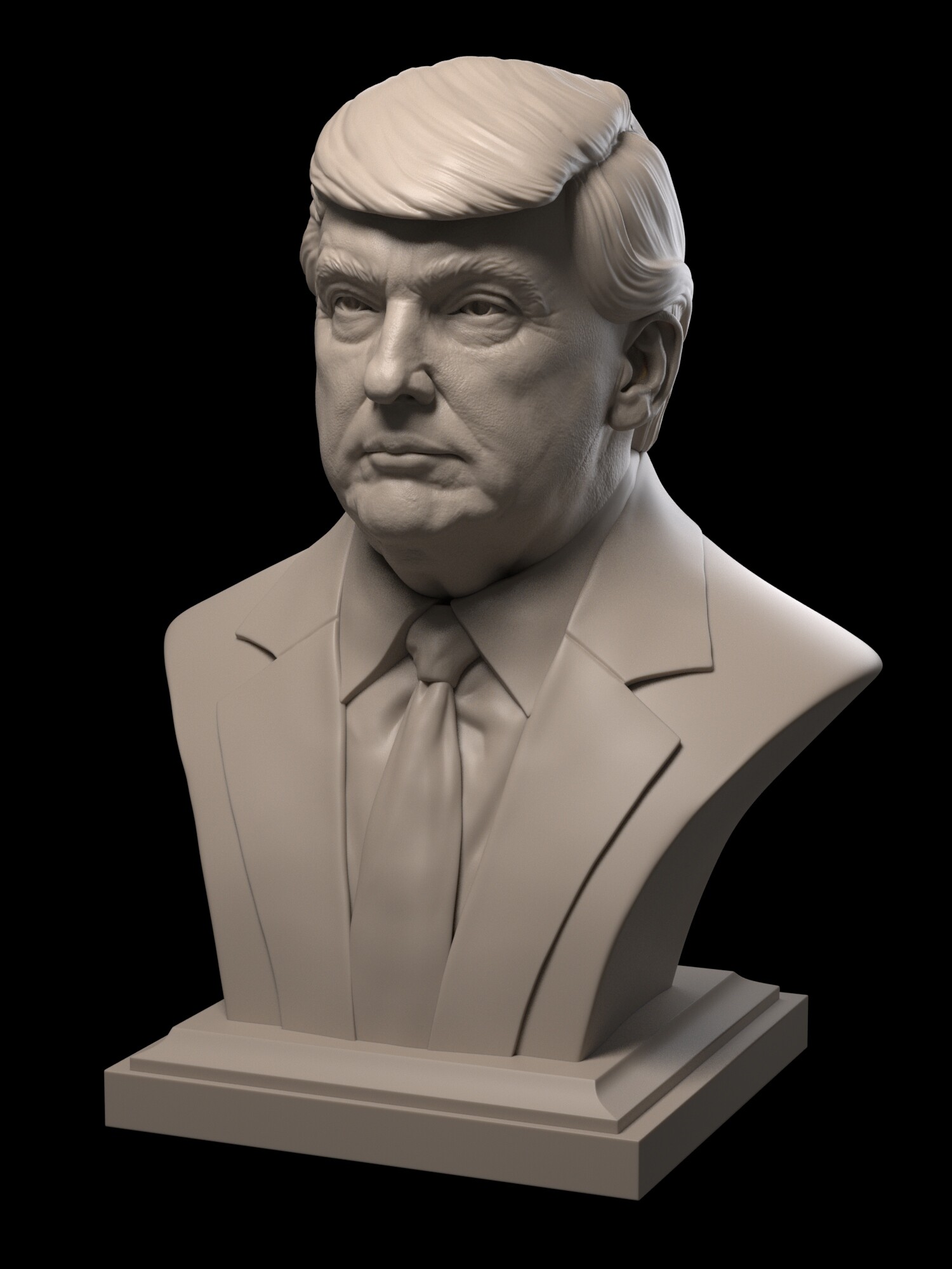 ArtStation - Donald Trump Bust 3D print | Resources