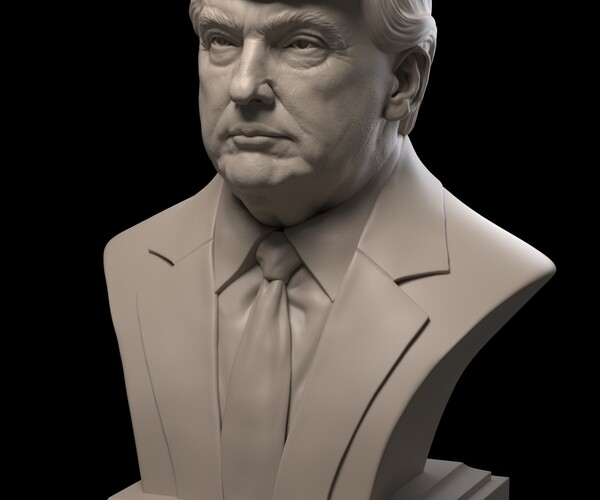 ArtStation - Donald Trump Bust 3D print | Resources
