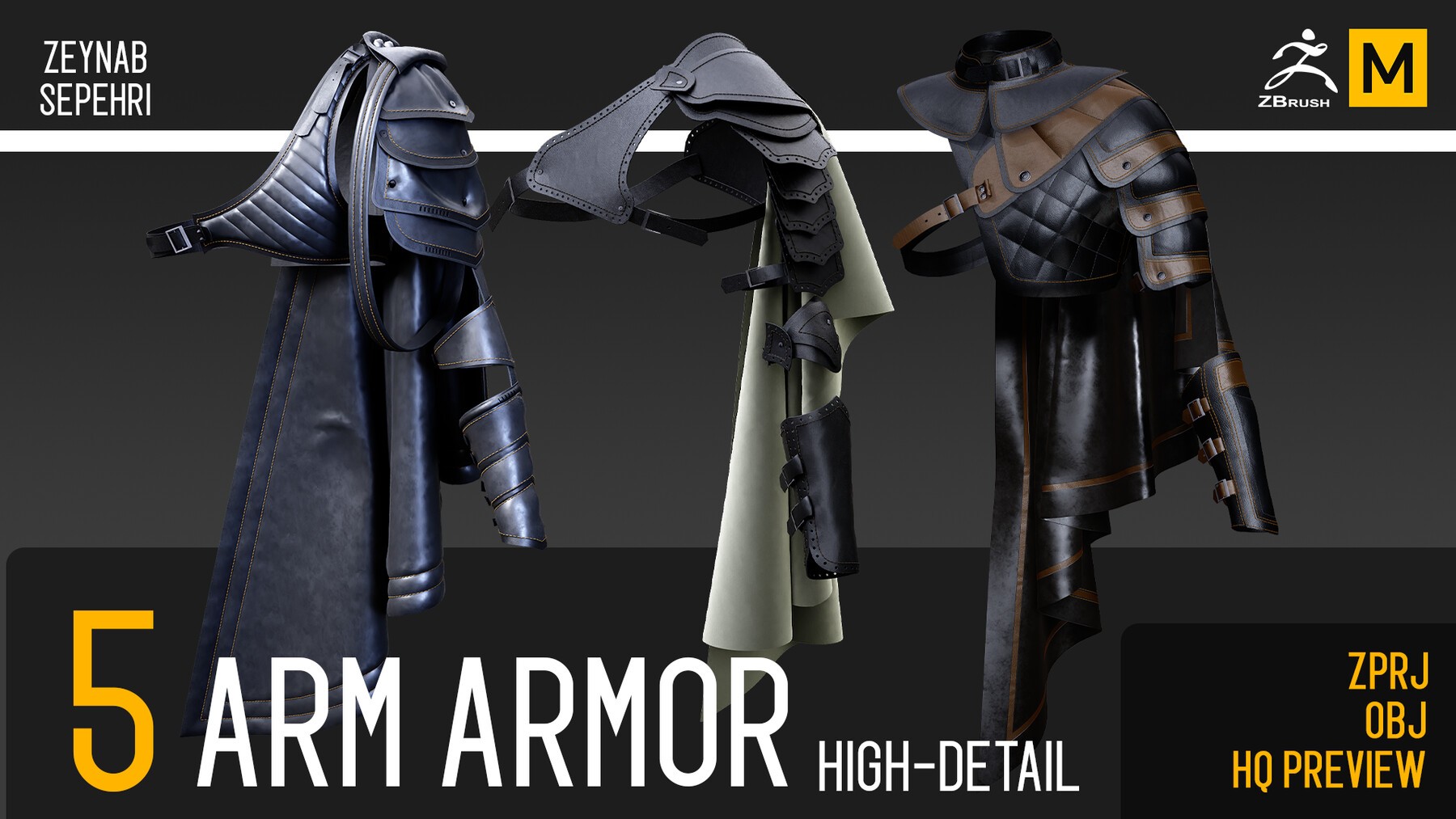 ArtStation - 5 Arm Armor | Resources