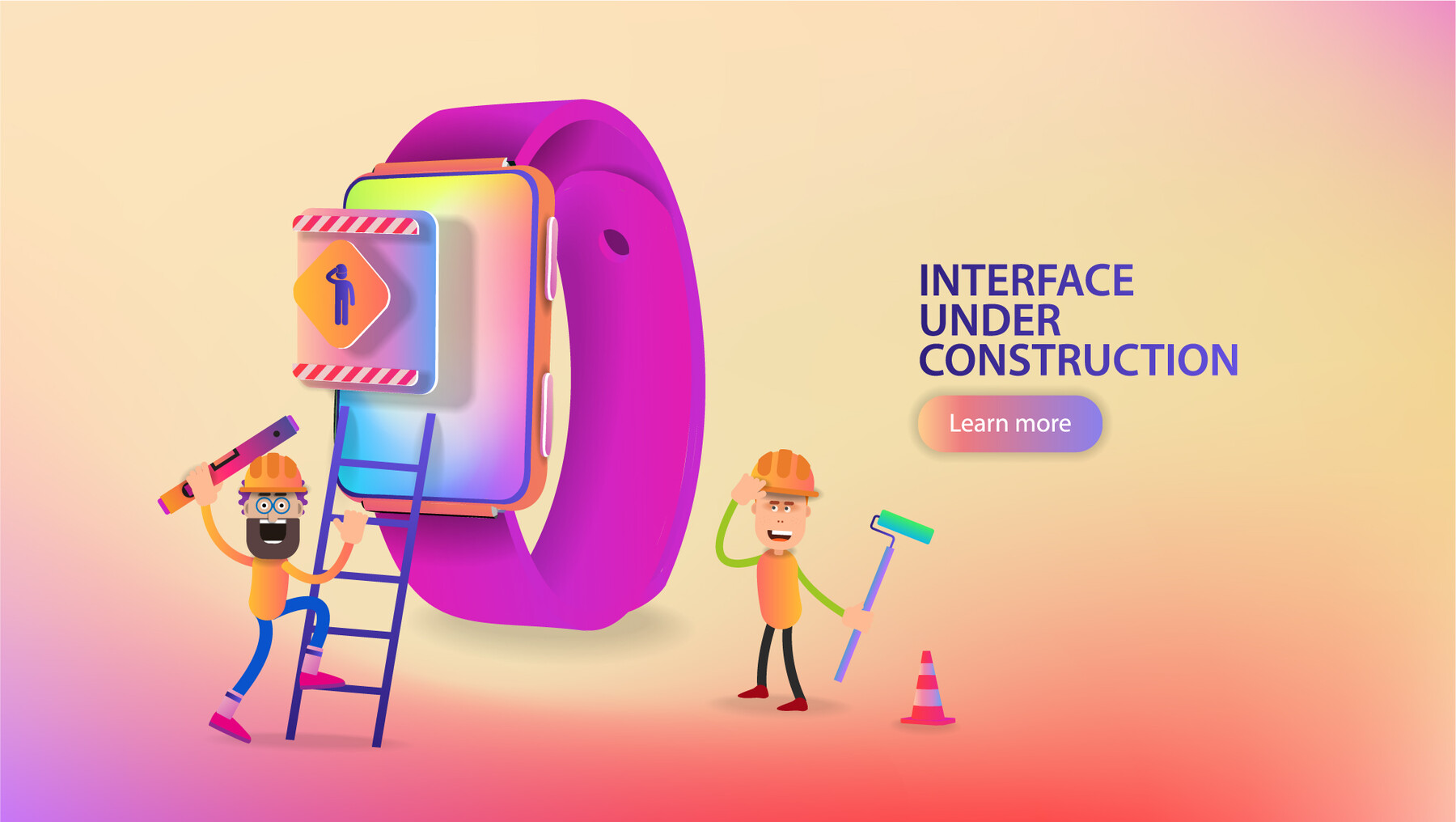 ArtStation - Interface under development builders with working tools ...
