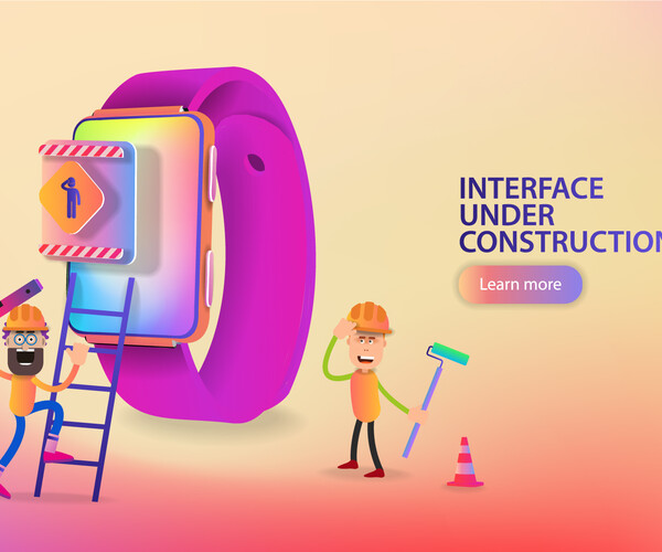 ArtStation - Interface under development builders with working tools ...