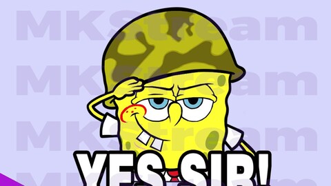 ArtStation - Twitch emotes SpongeBob SquarePants yes sir! | Artworks