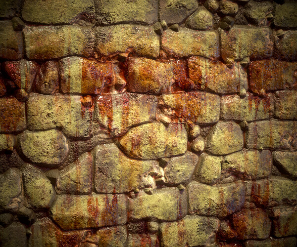 ArtStation - Stone Wall - VOL 01 _ substance designer | Game Assets