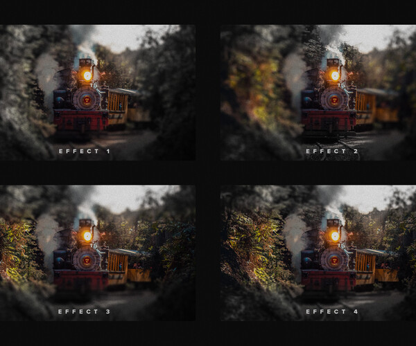 ArtStation - Cinematic Lens Photo Effects Pack | Resources