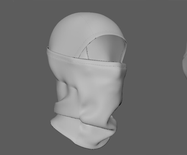 ArtStation - Balaclava/ mask military unisex (MD/ Clo3d zprj project ...