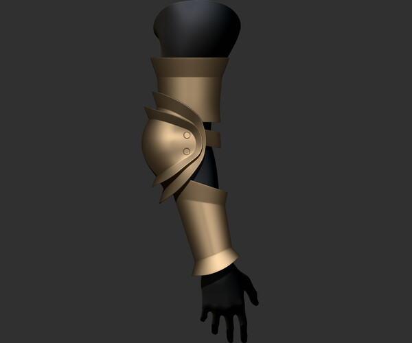 ArtStation - Vambrace Highpoly and Lowpoly (With UVs) Vol 1 | Resources