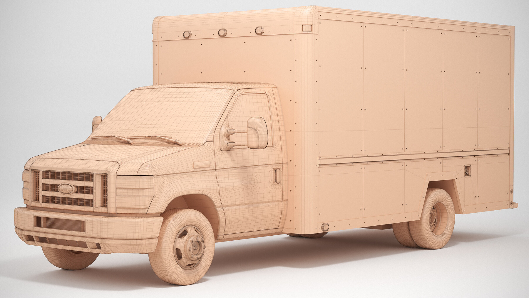 ArtStation - Ford E-Series Box Truck | Resources