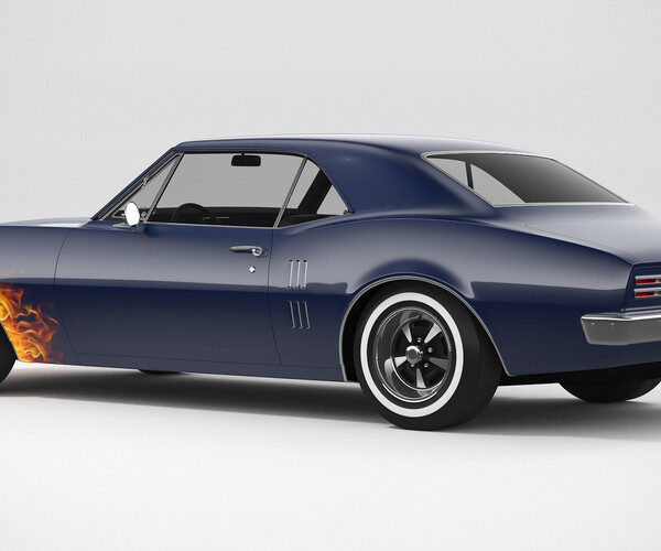 ArtStation - Pontiac Firebird 1967 Custom | Resources