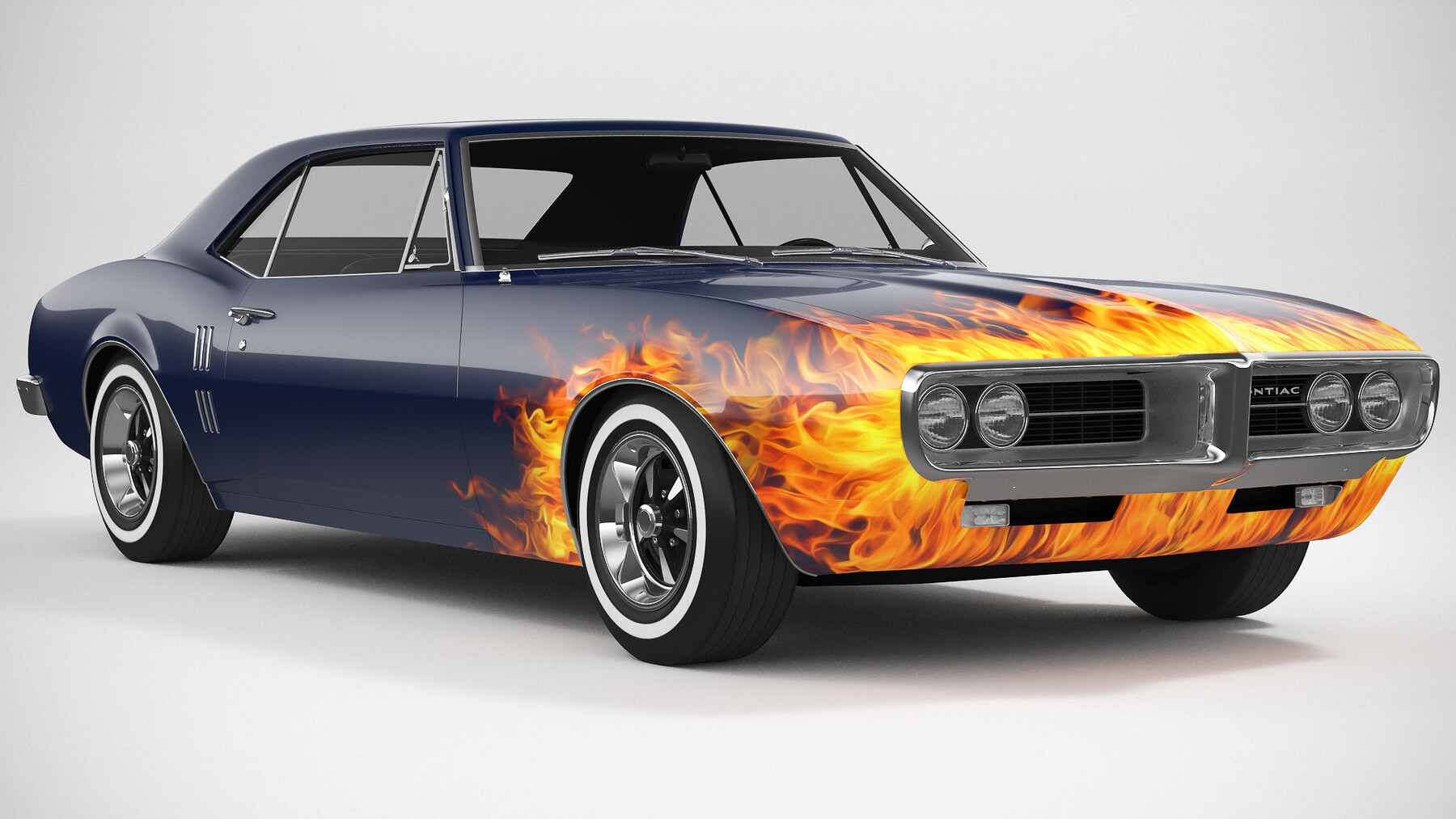 ArtStation - Pontiac Firebird 1967 Custom | Resources