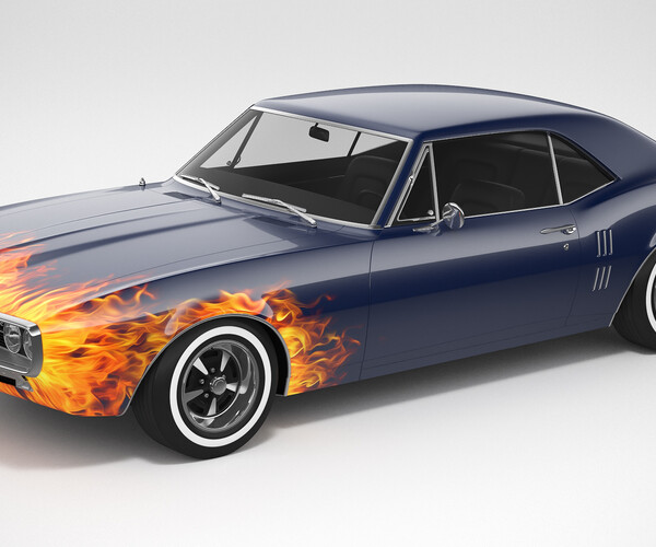 ArtStation - Pontiac Firebird 1967 Custom | Resources