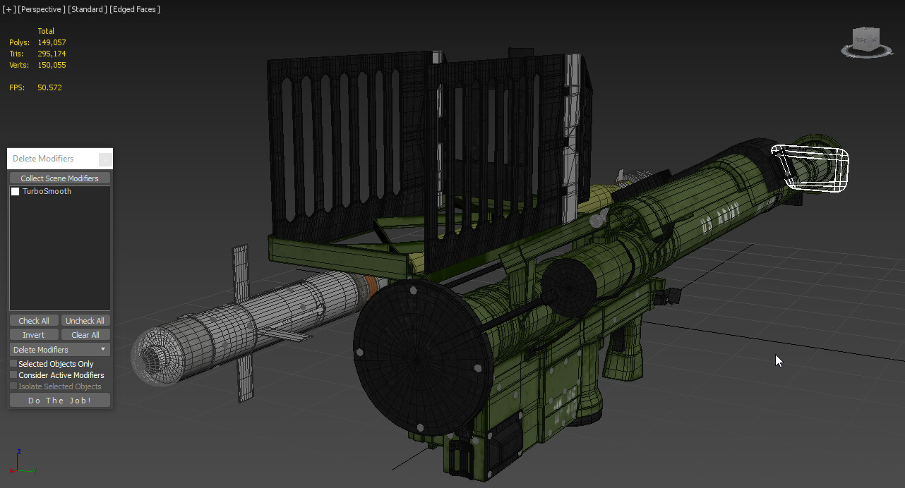ArtStation - FIM 92 Stinger Missile with Launcher 3D Model | Resources