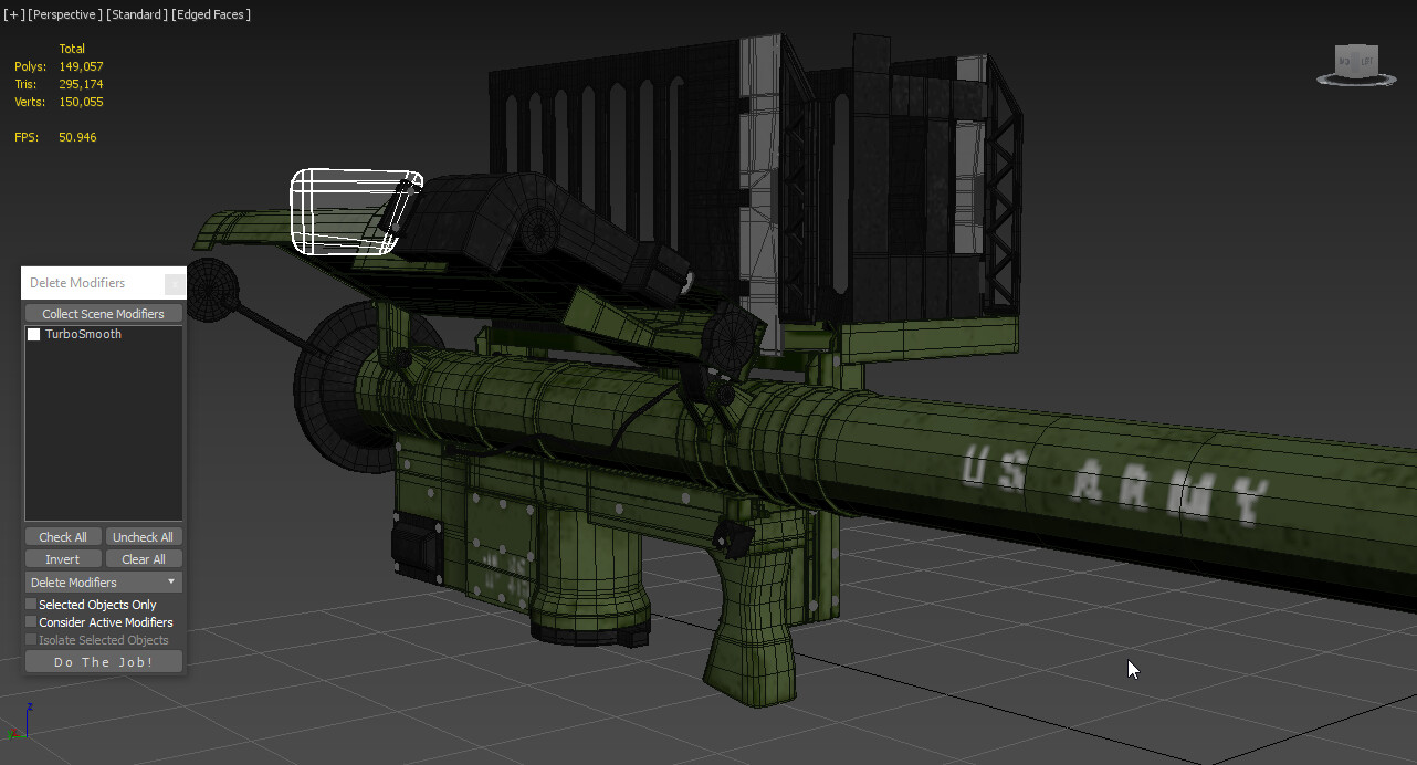ArtStation - FIM 92 Stinger Missile with Launcher 3D Model | Resources
