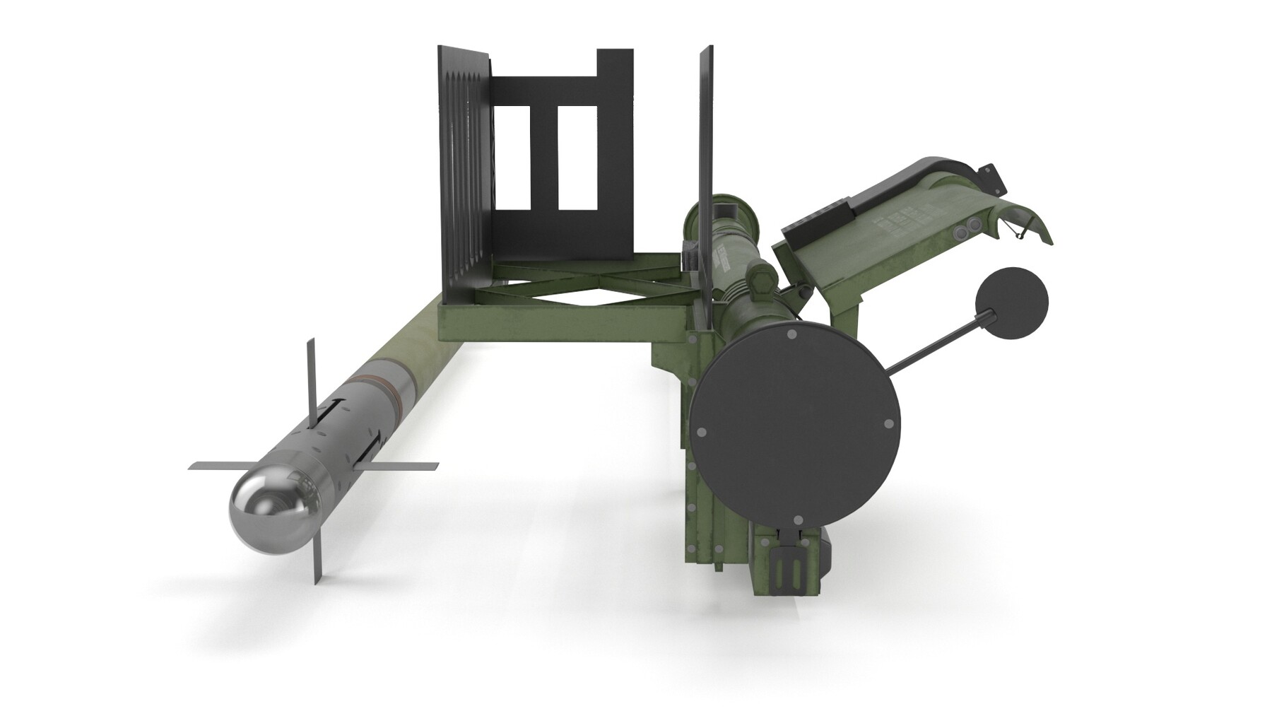 ArtStation - FIM 92 Stinger Missile with Launcher 3D Model | Resources