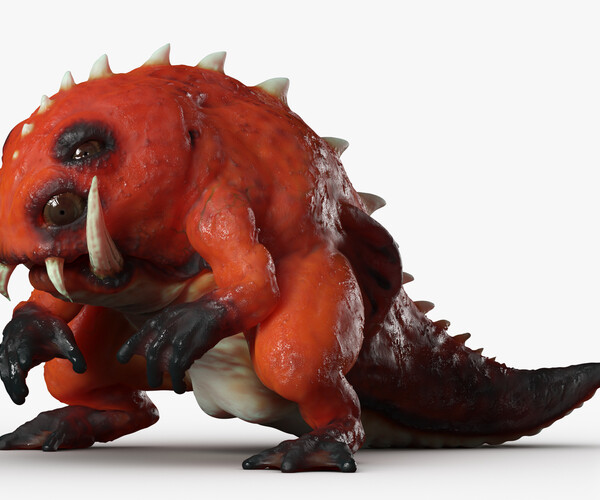 ArtStation - Lizard Demon | Game Assets