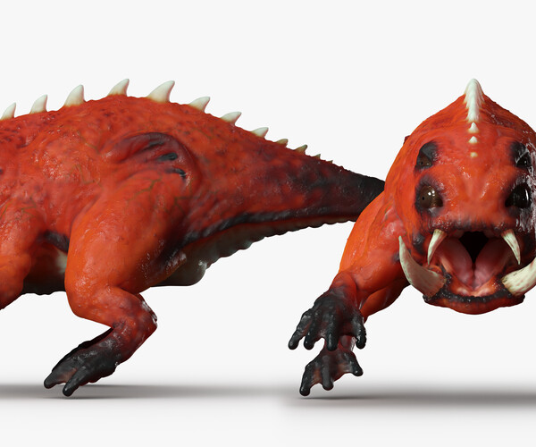 ArtStation - Lizard Demon | Game Assets