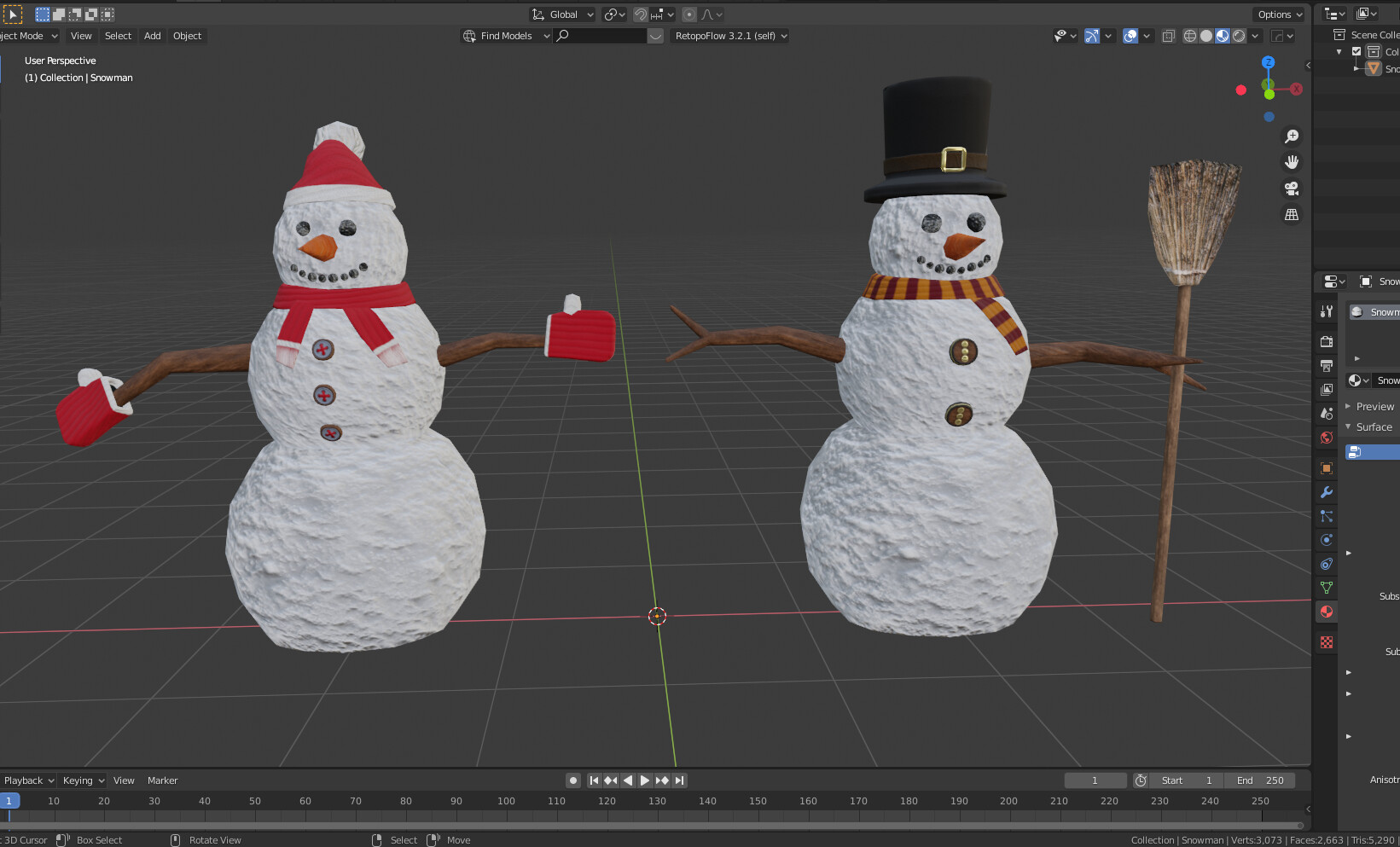 ArtStation - Snowmen | Game Assets