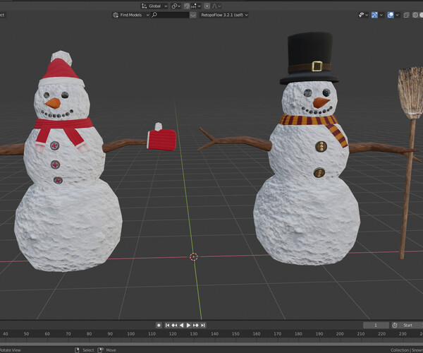 ArtStation - Snowmen | Game Assets