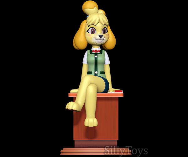 ArtStation - isabelle - Animal Crossing 3D print model | Resources