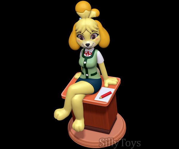 ArtStation - isabelle - Animal Crossing 3D print model | Resources