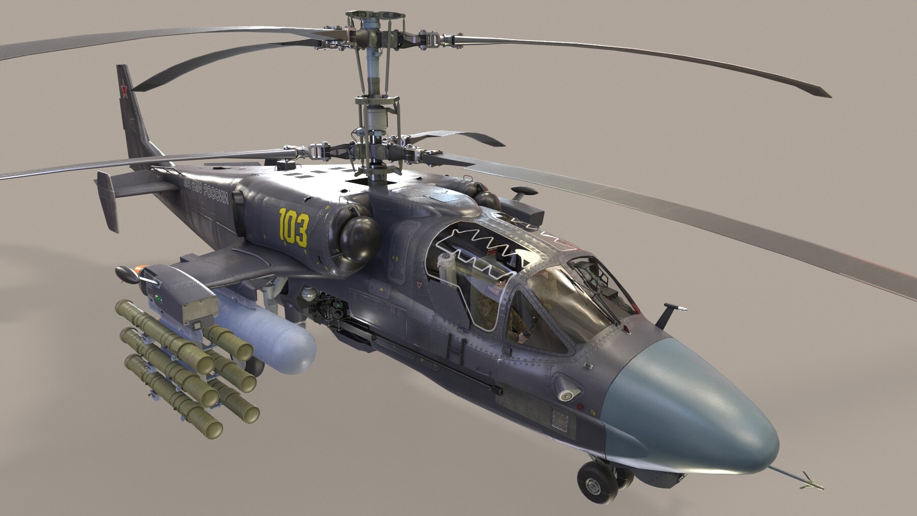 ArtStation - Kamov Ka-52K "Katran" | Game Assets