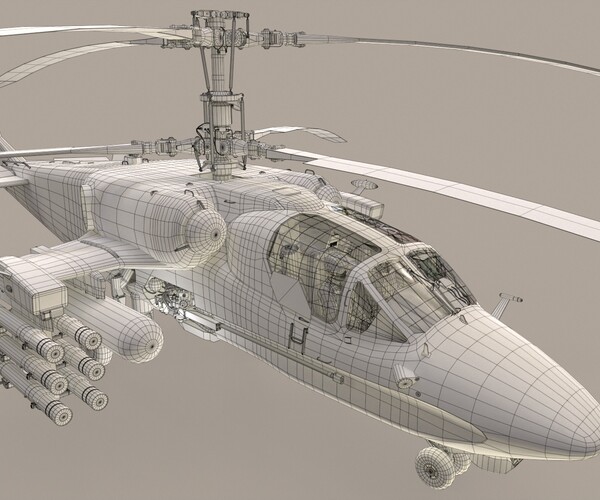 ArtStation - Kamov Ka-52K "Katran" | Game Assets