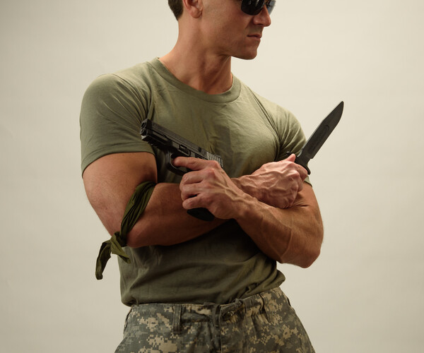 ArtStation - Handsome Military Men Reference Photos | Resources