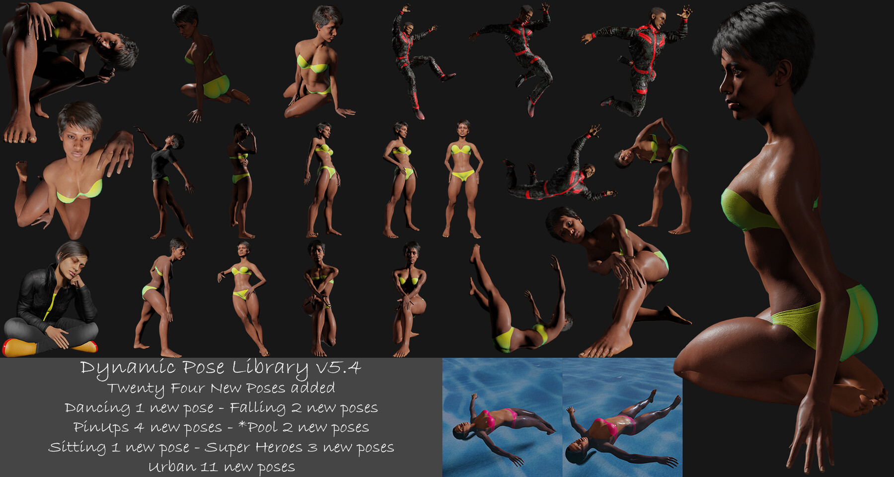 Andrew - Dynamic Pose Library Premium - Blender