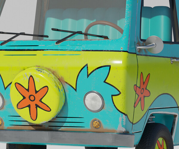 ArtStation - The Mystery Machine | Game Assets