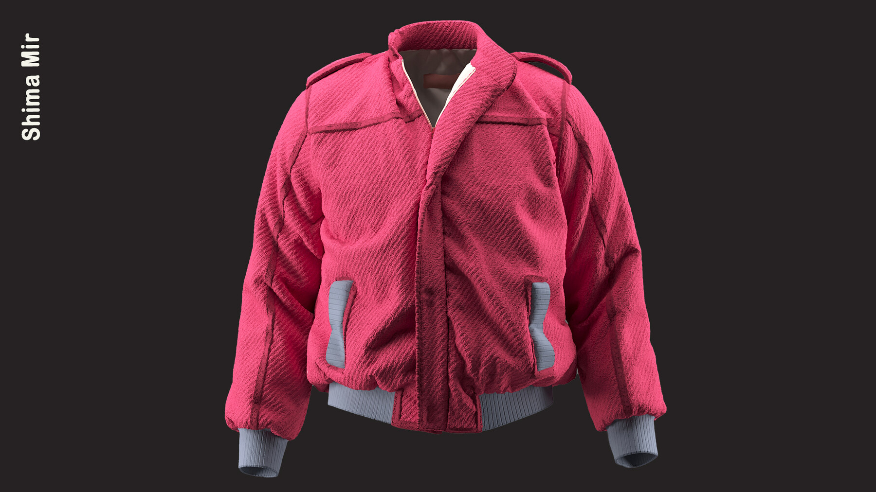 ArtStation - Cute jacket (ZPRJ , FBX , OBJ , MTL , MAX , TEXTURES ...