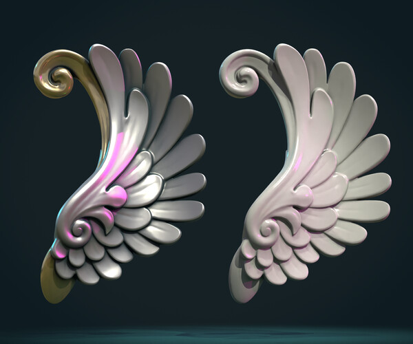 ArtStation - Stylized Wing | Resources
