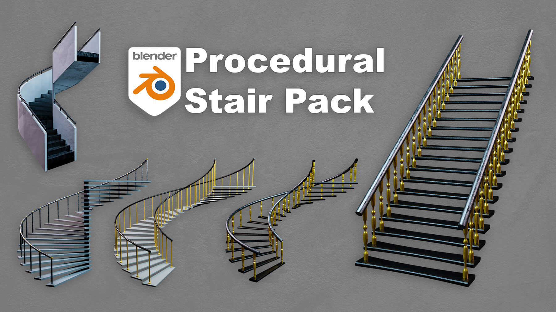ArtStation - Procedural Stair Pack | Resources