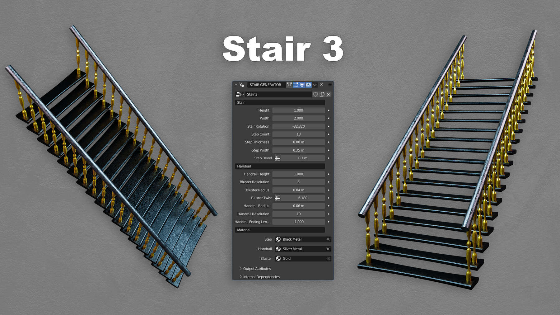 ArtStation - Procedural Stair Pack | Resources