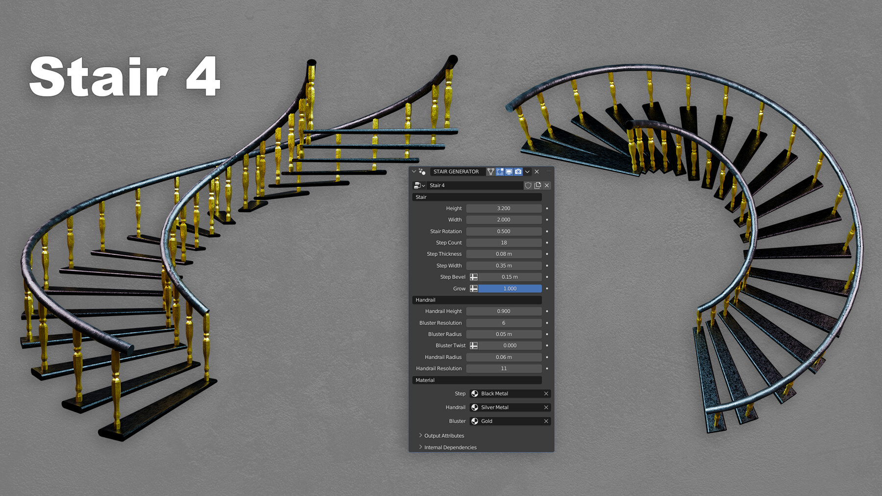 ArtStation - Procedural Stair Pack | Resources
