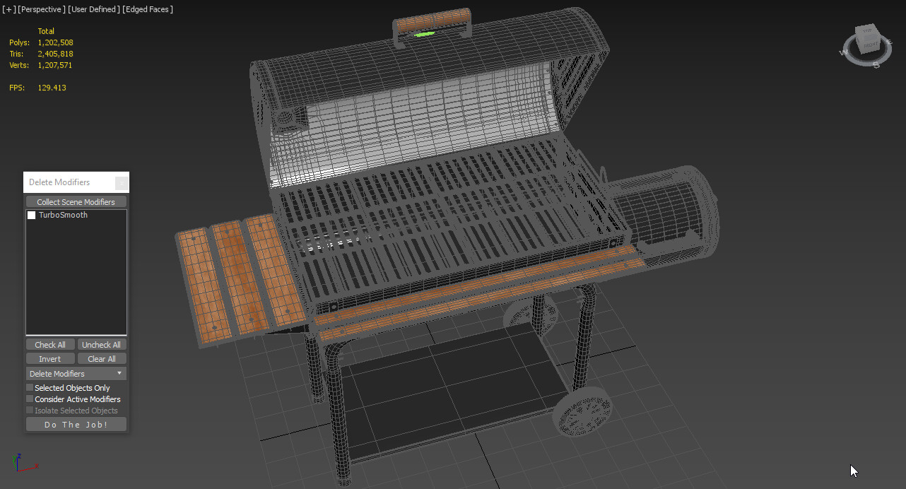 ArtStation - Char-Griller 2137 Outlaw Charcoal Grill 3D Model | Resources