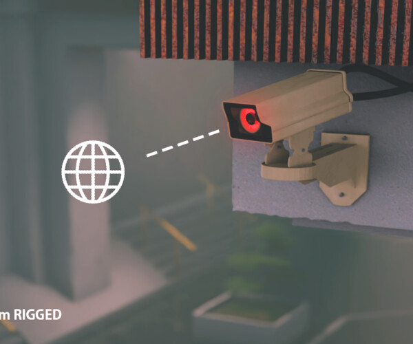 ArtStation - OLD CAMERA SECURITY RIGGED - BLENDER 2.8+ | Resources