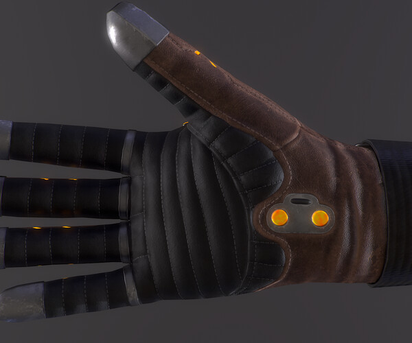 ArtStation - Sci-Fi Glove - Searcher | Game Assets
