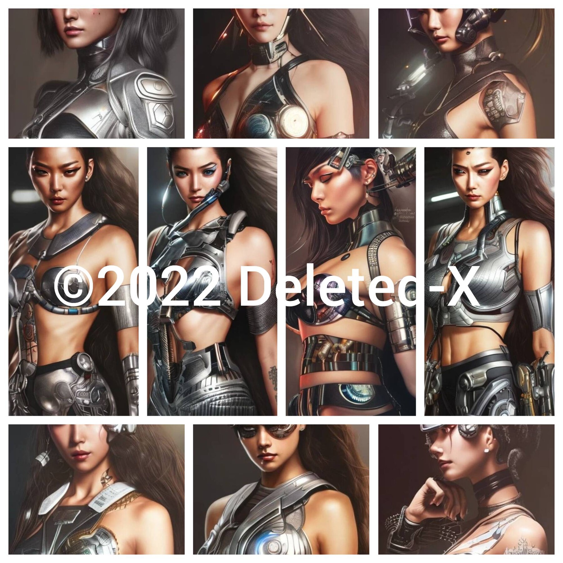 ArtStation - Digital Warrior Model Bundle | Artworks