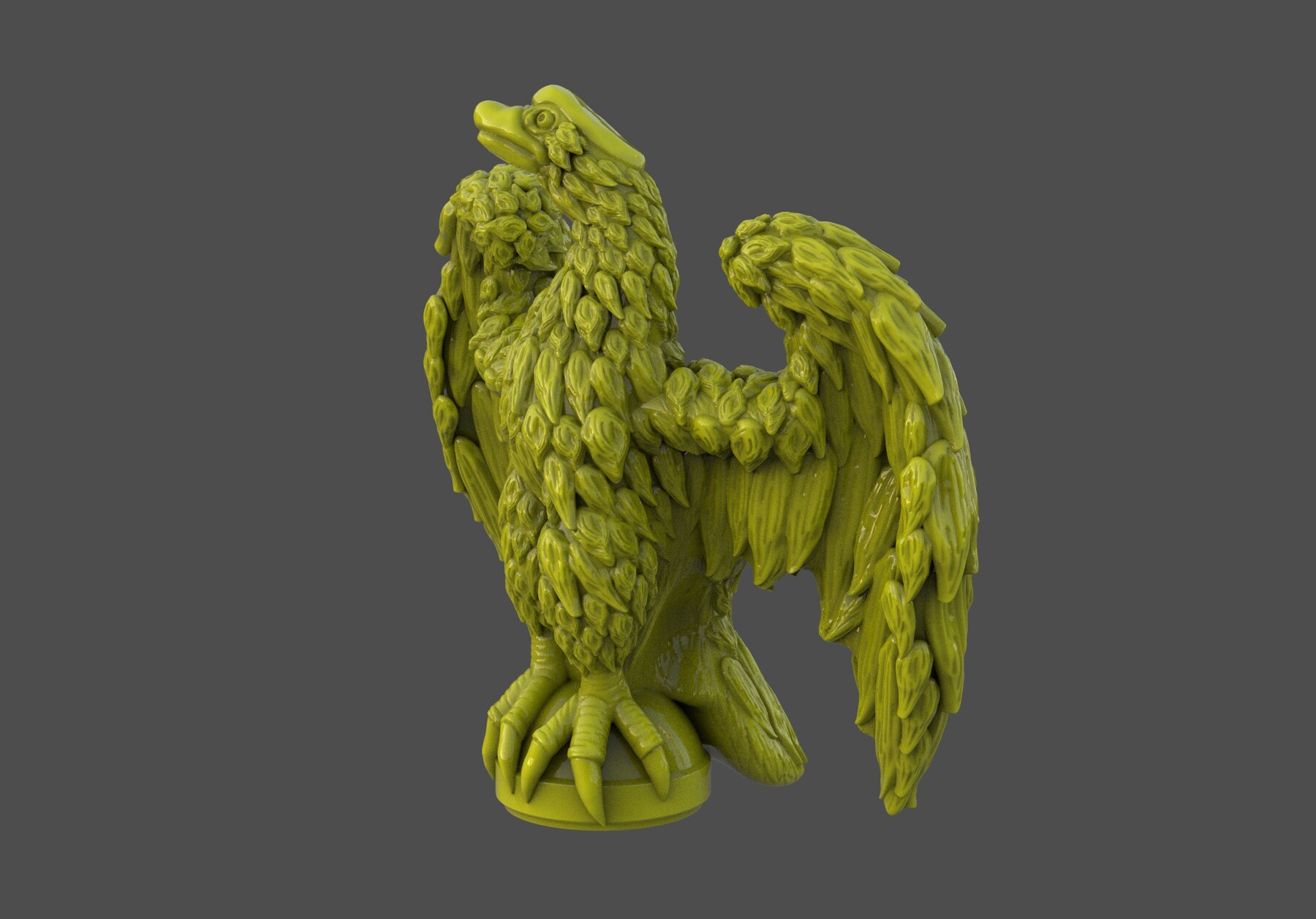 ArtStation - Eagle Sculpture | Resources