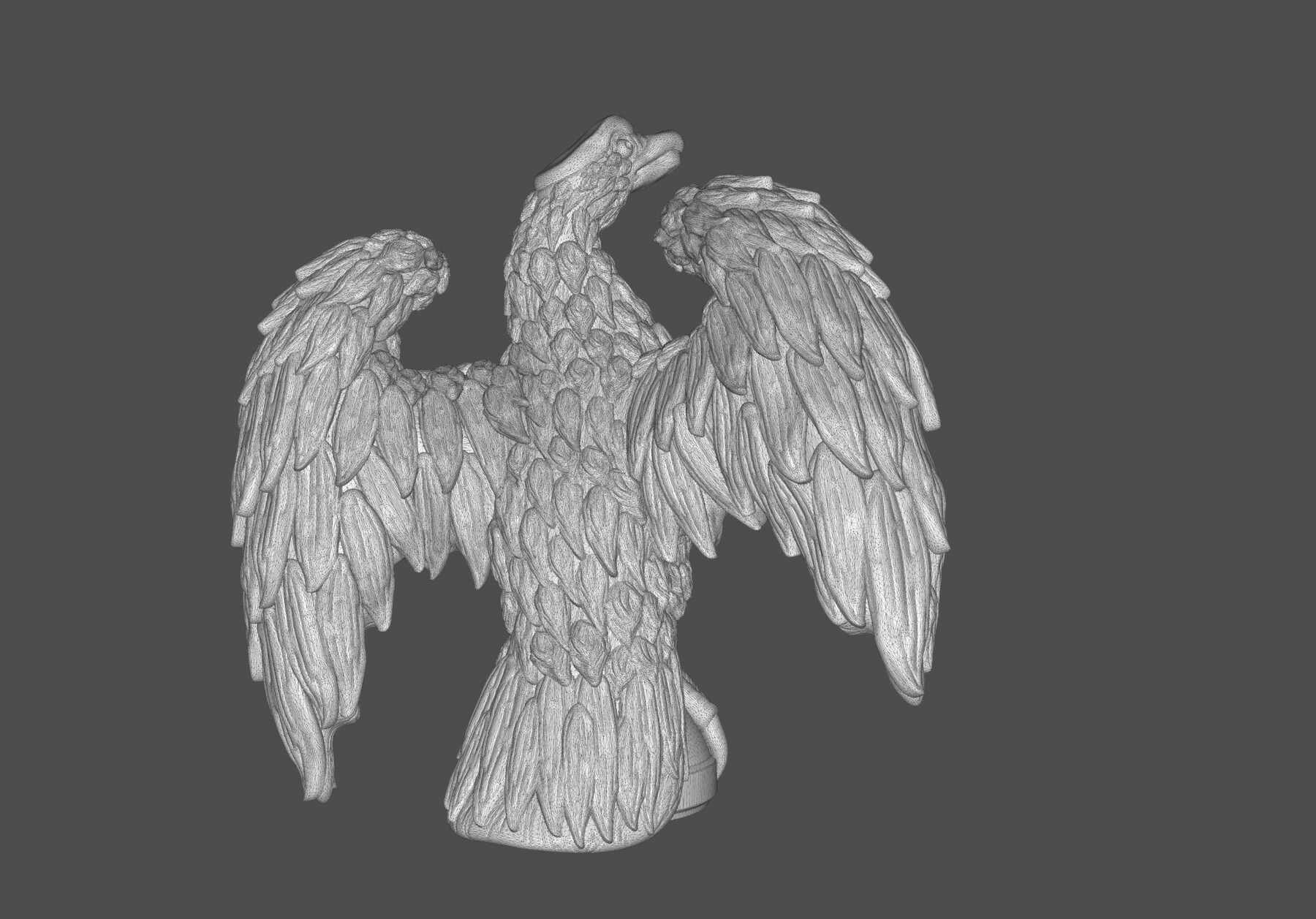 ArtStation - Eagle Sculpture | Resources
