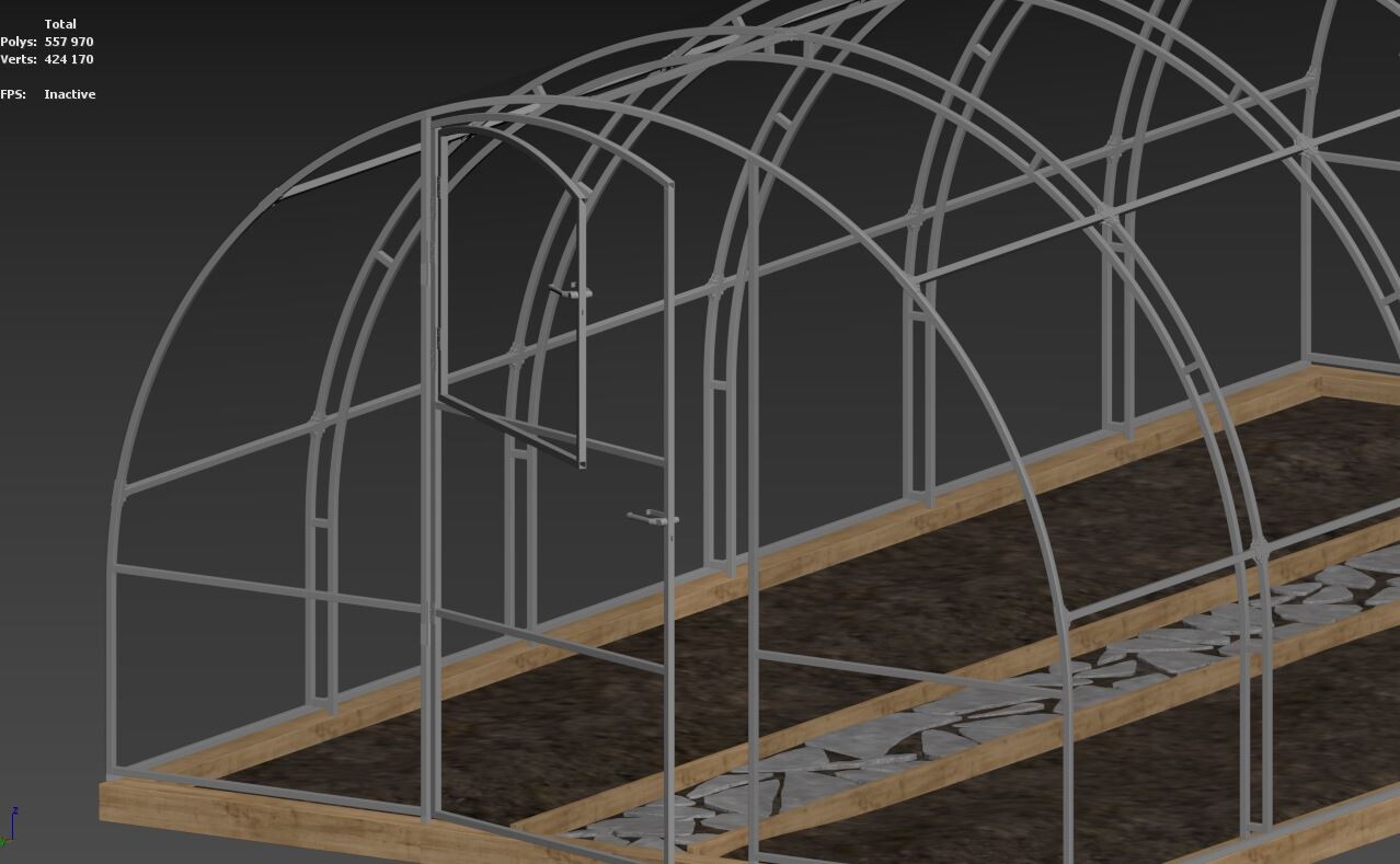 ArtStation - Greenhouse 3D model | Resources