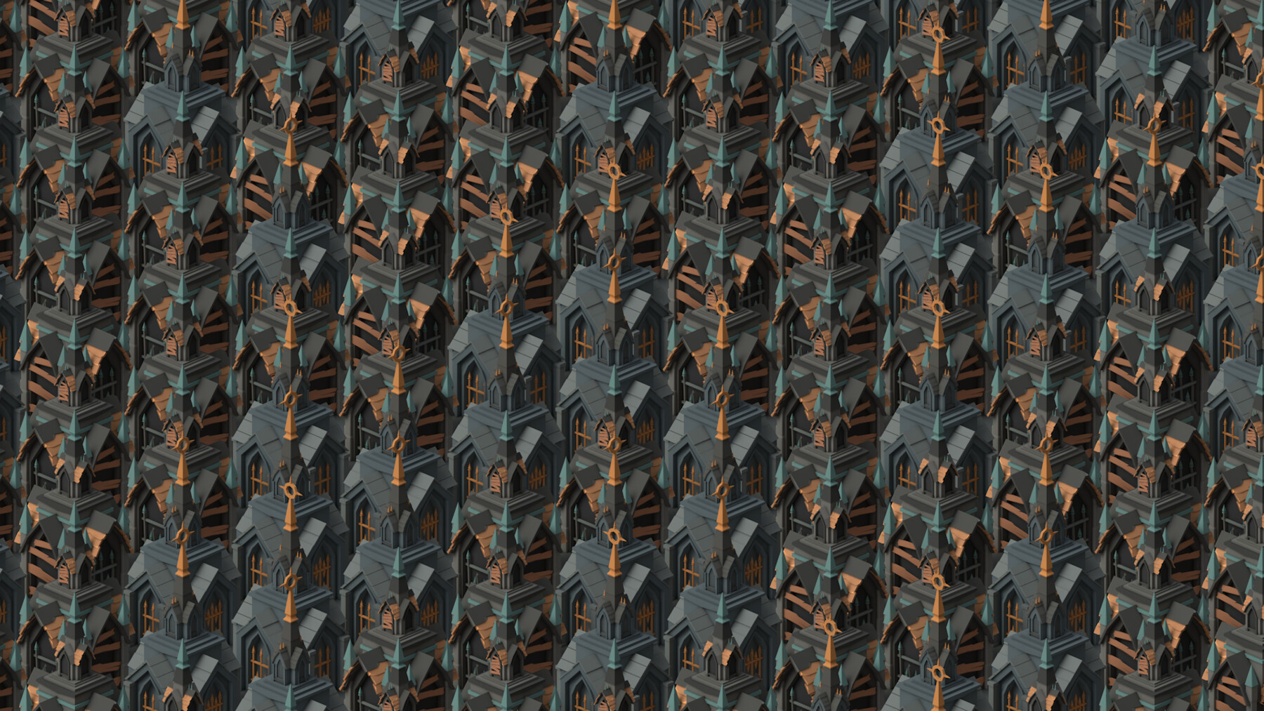 ArtStation - Low Poly Fantasy Scary Creepy Dark Halloween 3D Asset Pack ...