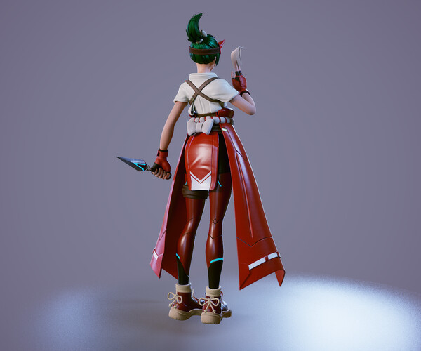 ArtStation - OverWatch Kiriko Fant Art | Resources