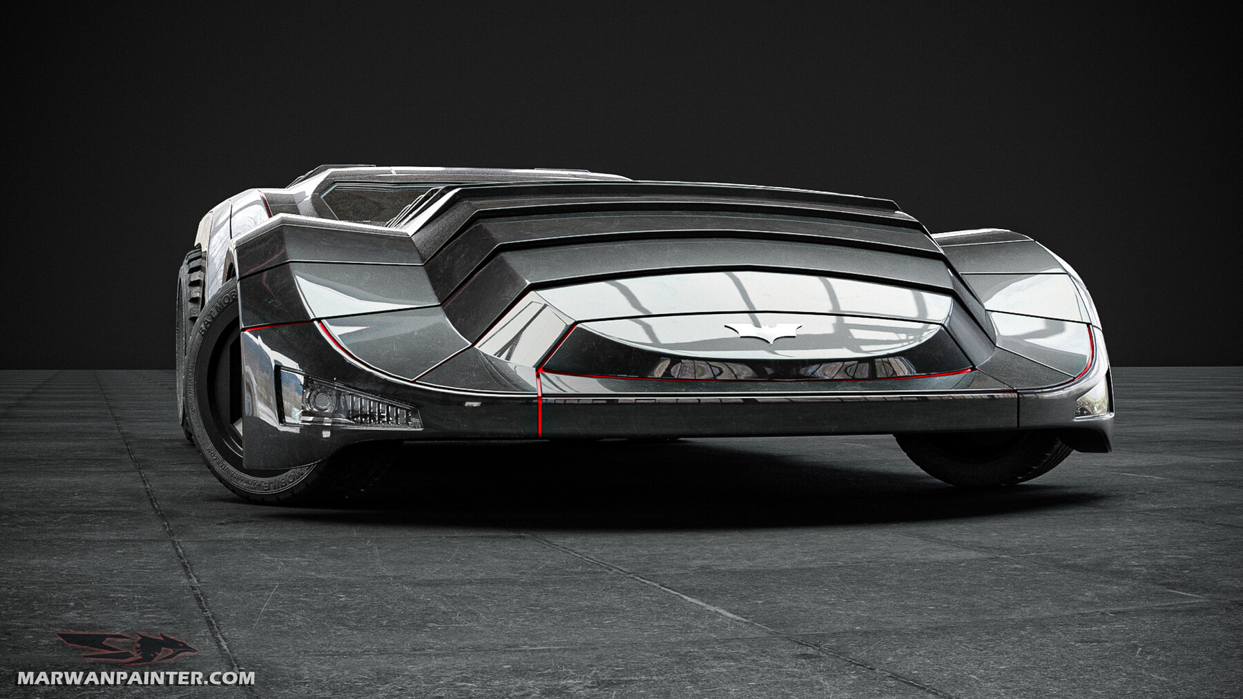 ArtStation - Blender: Create and rig realistic Batmobile from A to Z ...