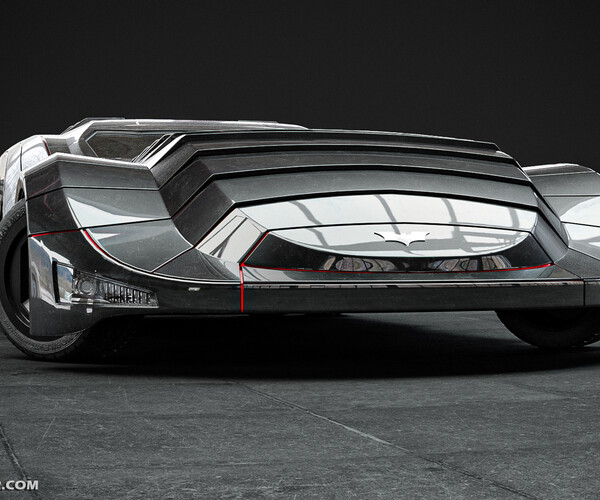ArtStation - Blender: Create and rig realistic Batmobile from A to Z ...