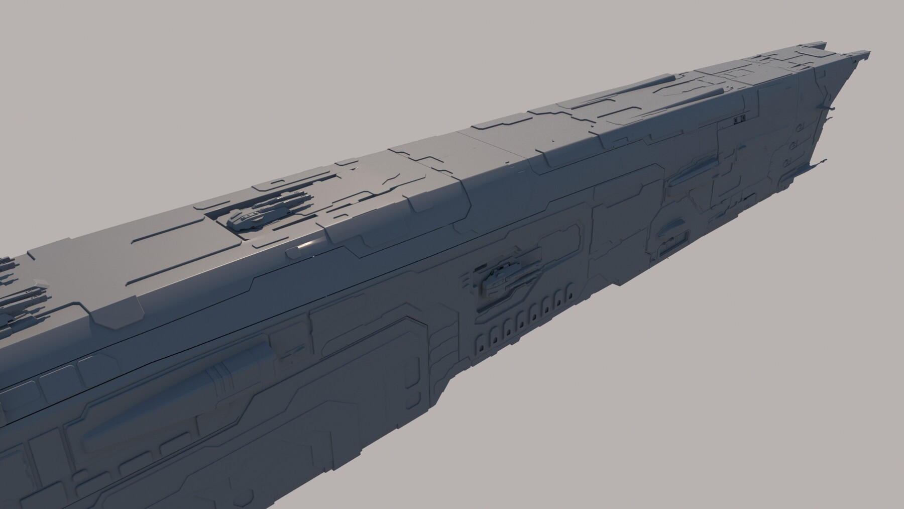 ArtStation - Sci Fi Space Battleship | Resources