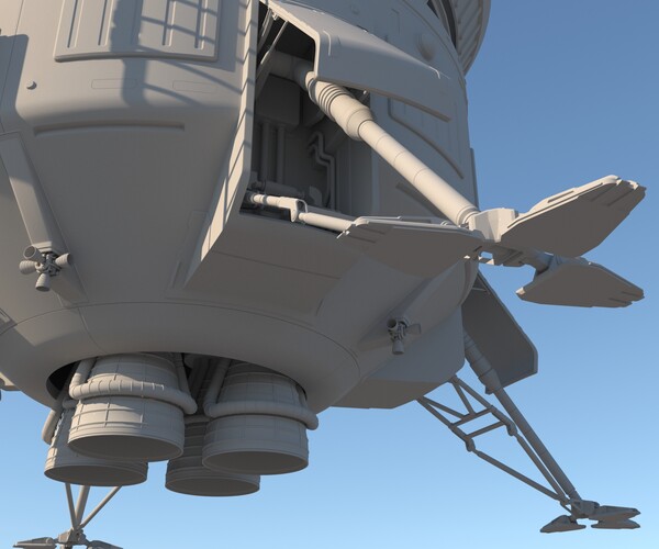 ArtStation - Landing module | Resources